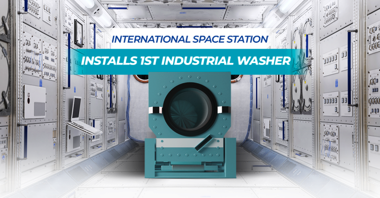 International Space Station Installs 1st Industrial Washer